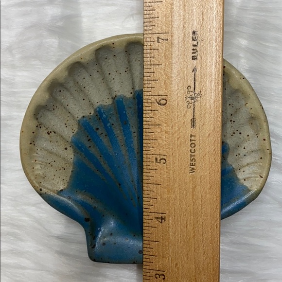 Leon Kula | Accents | Rare Leon Kula Signed Pottery Scallop Shell Dish ...